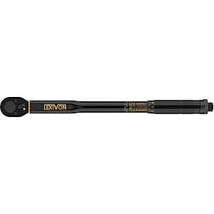 LEXIVON 3/8-Inch Drive Click Torque Wrench 10~80 Ft-Lb/13.6~108.5 Nm (LX-182)