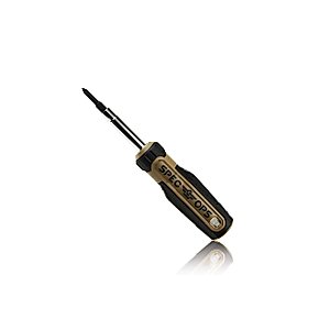 Spec Ops Tools Multi-Bit Screwdriver, 6-in-1, Magnetized Double-Sided Bits, Cr-Mo Steel Shaft, 3% Donated to Veterans