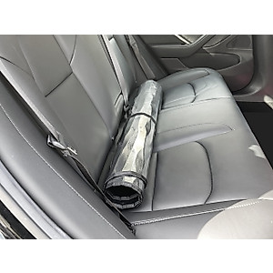 GalaxyAutoShield Custom Fit Reflective Windshield Sun Shade for 2021 2022 2023 2024 Ford Mustang Mach-E Mache 4Door, Insulated Window Sunshade Privacy Accessories Blockout UV Reflector Protection