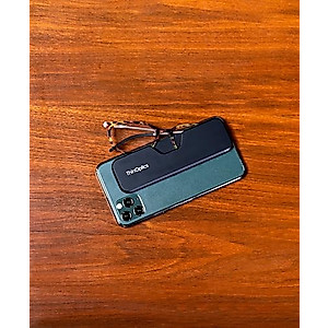 ThinOptics Unisex Adult Glasses Reading, Attachable Case / Rectangle Clear, 2.00 US