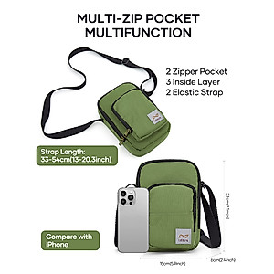 WEPLAN crossbody bag men,shoulder bag for women,mini crossbody bag