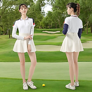 Shuang Hao Women's Golf Sleeves Cooling Shawl for Riding,Golfing,Driving Outdoor Sports Arm Sleeves