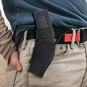 Outdoor Rechargeable Stun Gun Self-Defense Tools for Women Or Men. Portable LED Flashlight (Black)