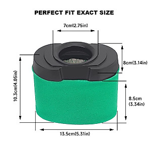792105 276890 Air Filter + 492932 Oil Filter For BS 4163205 4163206 407777 445667 445877 for JD Engine LA165 D160 MIU11515 GY21057 Lawn Mower 20 24 26HP
