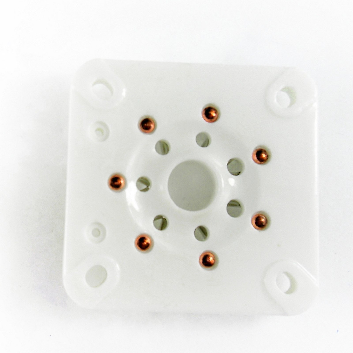 Cary 2pc 7pin Ceramic Vacuum Tube Socket Valve Base Fr 813 Fu-13 4b27 5-125b 8001 Amp