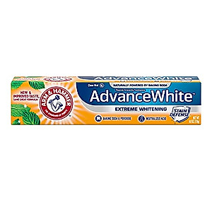 Arm & Hammer Advance White Extreme Whitening Toothpaste Clean Mint - 6 Oz- Pack of 4