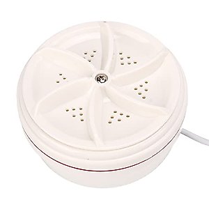 Mini Washing Machine, Portable Ultrasonic Washing Machine, Turbo Washer and Dishwasher Automatic Cycle Cleaning for Home Travel College Camping Personal Laundry