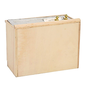 1/12 Miniature Kitchen Sink, Dollhouse Miniature Dish Washing Table, Miniature Dollhouse Accessories For Living Room Dish Washing Table Kitchen Home