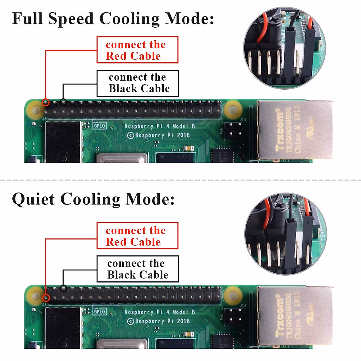 GeeekPi ICE Tower Cooler for Raspberry Pi, Cooling Fan for Raspberry Pi, RGB Cooling Fan with Heatsink for Raspberry Pi 4 Model B & Raspberry Pi 3B+ & Raspberry Pi 3 Model B