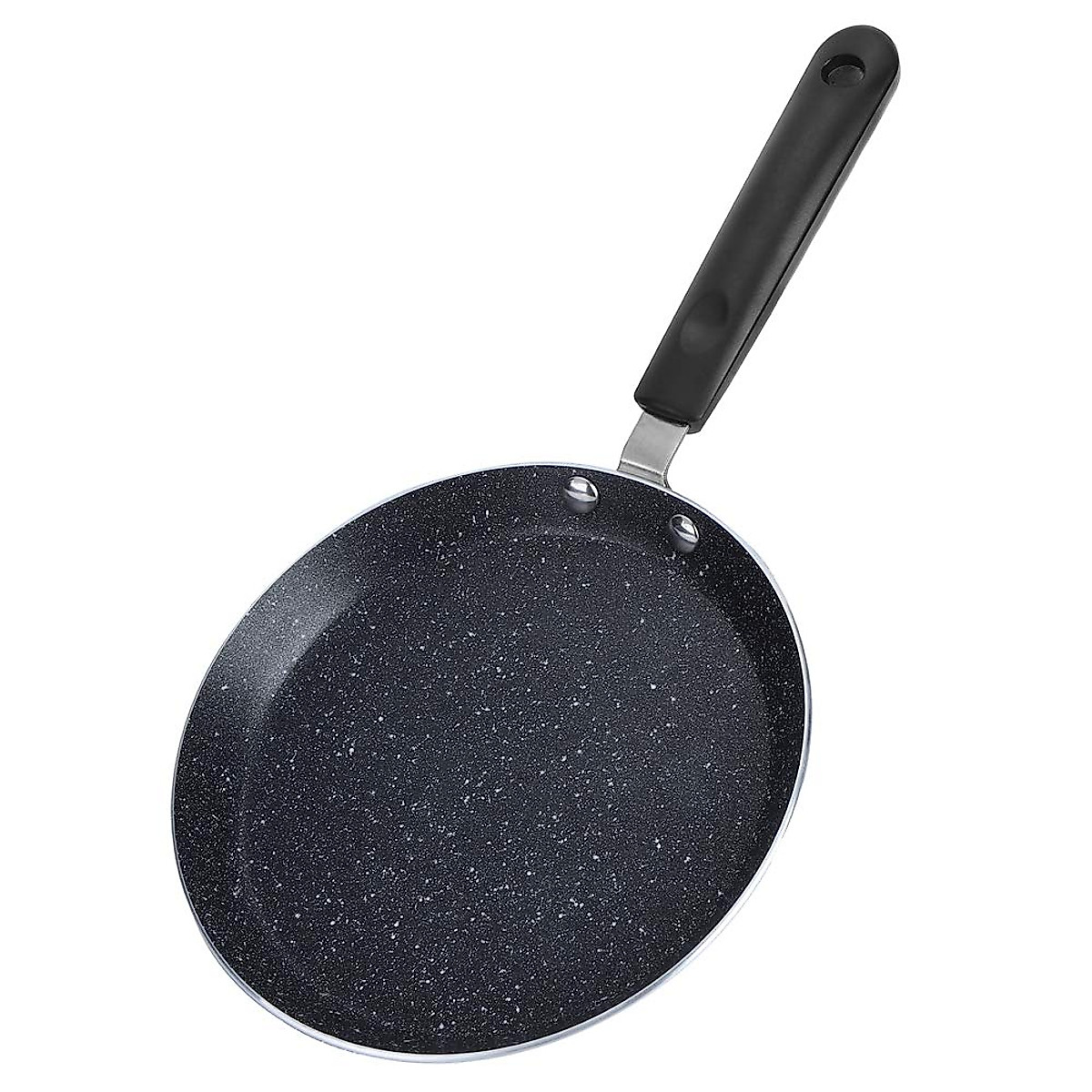 Beufee Frying Pans, Non Stick Mini Induction Pan for Crepes and Pancakes Crepe Pan Fry Pan Egg Pan Omelet Pans for Home Restaurant Kitchen(M)