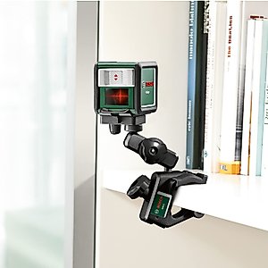 Bosch Universal clamp MM 2 (with Clamping Range of 10-60 mm and Height Adjustment of 40-95 mm for Fast and Flexible Positioning of Cross line Lasers)
