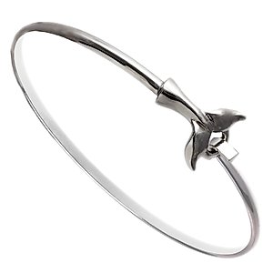 Cape Cod Jewelry-CCJ Whale Tail Bracelet | Latch Cuff