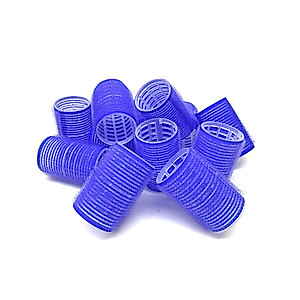 Set of 12-40mm (1-1/2”) Self Grip Hair Rollers Pro Salon Hairdressing Curlers Large For Long Hair