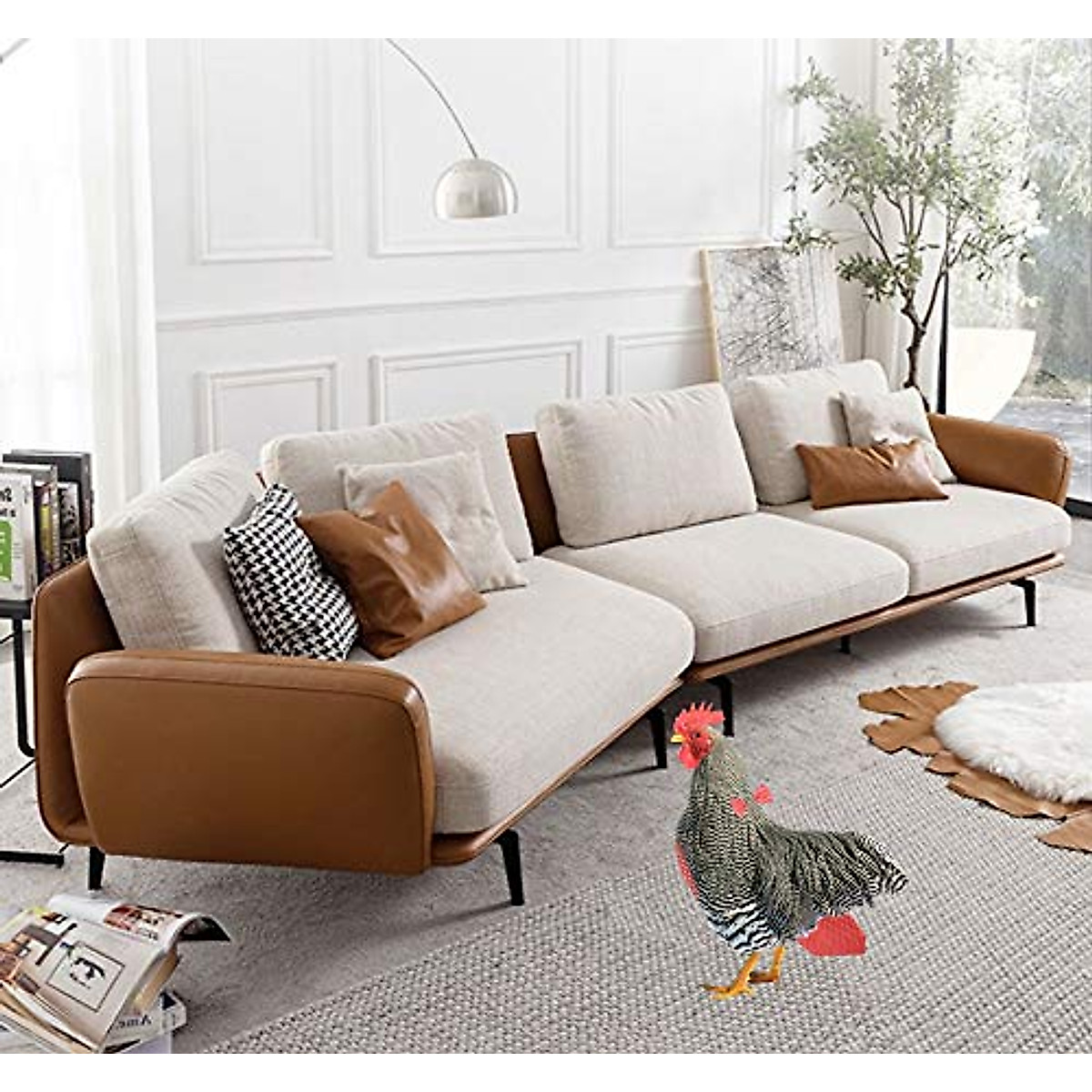 KAMA BRIDAL Chicken Diaper, Pet Diaper for Chook Duck Goose Adjustable Washable Reusable Diaper for Poultry 2 Pack