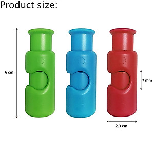 6Pcs Portable Press Type Bread Bag Clips, Squeeze and Lock Sealing Clips for Chip, Bread, Snacks (Red)