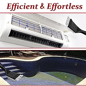 2 Pieces 8 Inch Grill Brush and Scraper Stainless Steel Wire Grill Brush Extra Strong BBQ Cleaner Accessories Heavy Duty Barbecue Grill Cleaning Brush Grill Grate Brush Cleaner