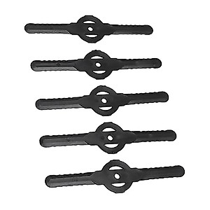 kemengsuer 30Pcs String Trimmer Head Blades, 5.5x1.3inch Plastic Cutter Blades Replacement, Electric Cordless Grass Trimmer Replacement for Garden Lawn