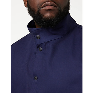 Black Stallion REVCO - FN9-30C-M FN9-30C 30" 9oz. Navy FR Cotton Welding Jacket, Large (Medium)