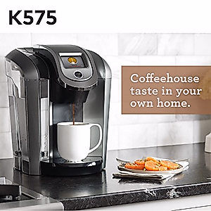 Keurig K575 Coffee Maker, Single Serve K-Cup Pod Coffee Brewer, Programmable Brewer, Platinum
