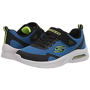 Skechers boys Microspec Max Sneaker, Royal/Black, 13 Little Kid US