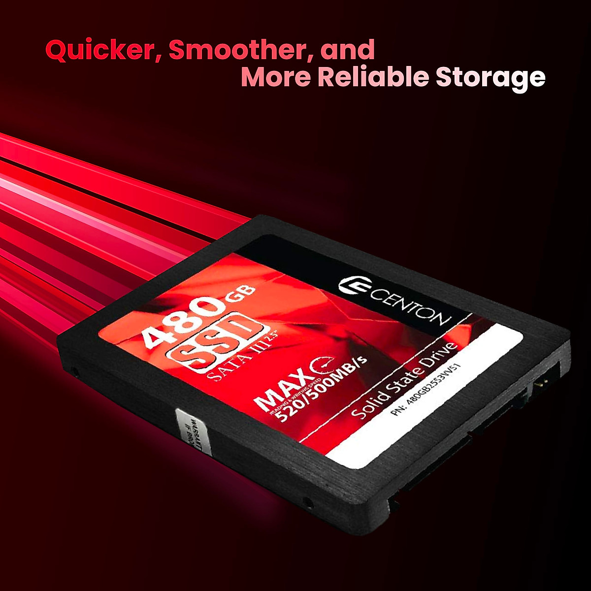 Centon MP Essential SSD 480GB SATA III 2.5 Inch Solid State Drive (S1-S3A-480G)