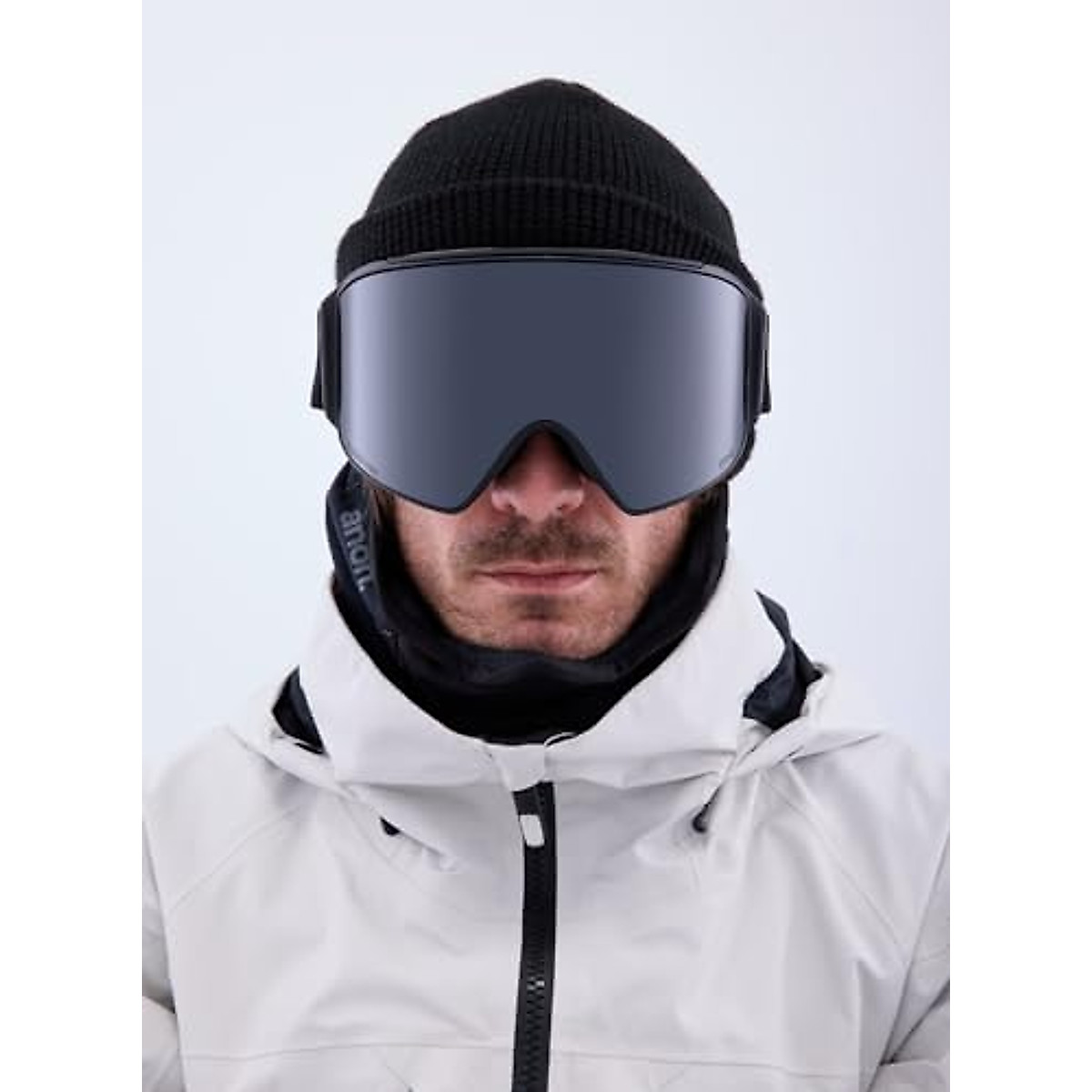 Anon Men's M4 Perceive Goggle Cylindrical with Spare Lens and MFI Face Mask