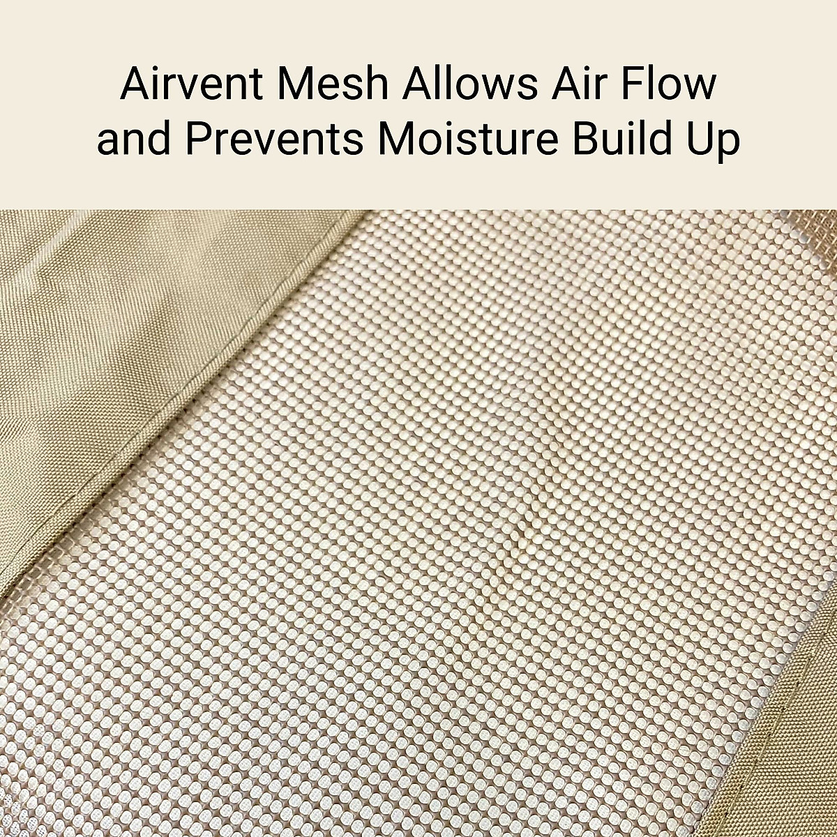 Formosa Covers | Chaise Cover for 4-8 Stacked Loungers, Premium Tight Weave, Anti UV, Superior Water Resistance, Adjustable Peel and Secure Fasteners - Taupe