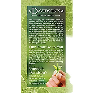 Davidson's Organics, Tulsi Spicy Green, 25-count Tea Bags, Pack of 6