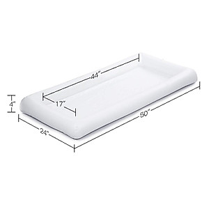 Inflatable Salad Bar Buffet Ice Cooler Beverage Serving Bar Food Drink Holder for Party Picnic BBQ Luau with Drain Plug(4 pack)