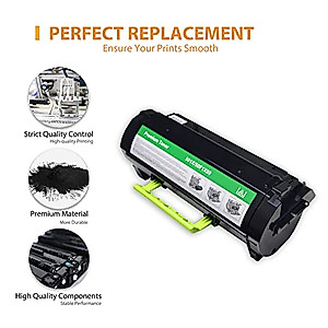 Jmomy 501X 50F1X00 Remanufactured Toner Cartridge Replacement for Lexmark 501X for MS410 MS410dn MS415 MS510 MS510dn MS610 MS610dn Series Printer(10,000 Pages, Black, 1 Pack)