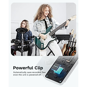 Donner Triple Looper Guitar Pedal, 90 mins Looping Time Loop Pedal with Screen, 3 Loops Looper Pedal with Unlimited Overdubs Undo/Redo