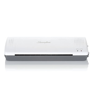 GBC Laminator, Thermal, Inspire Plus Lamination Machine, 9 Inches Max Width, Quick Warm-Up, Includes Laminating Pouches, White/Gray (1701857ECR)