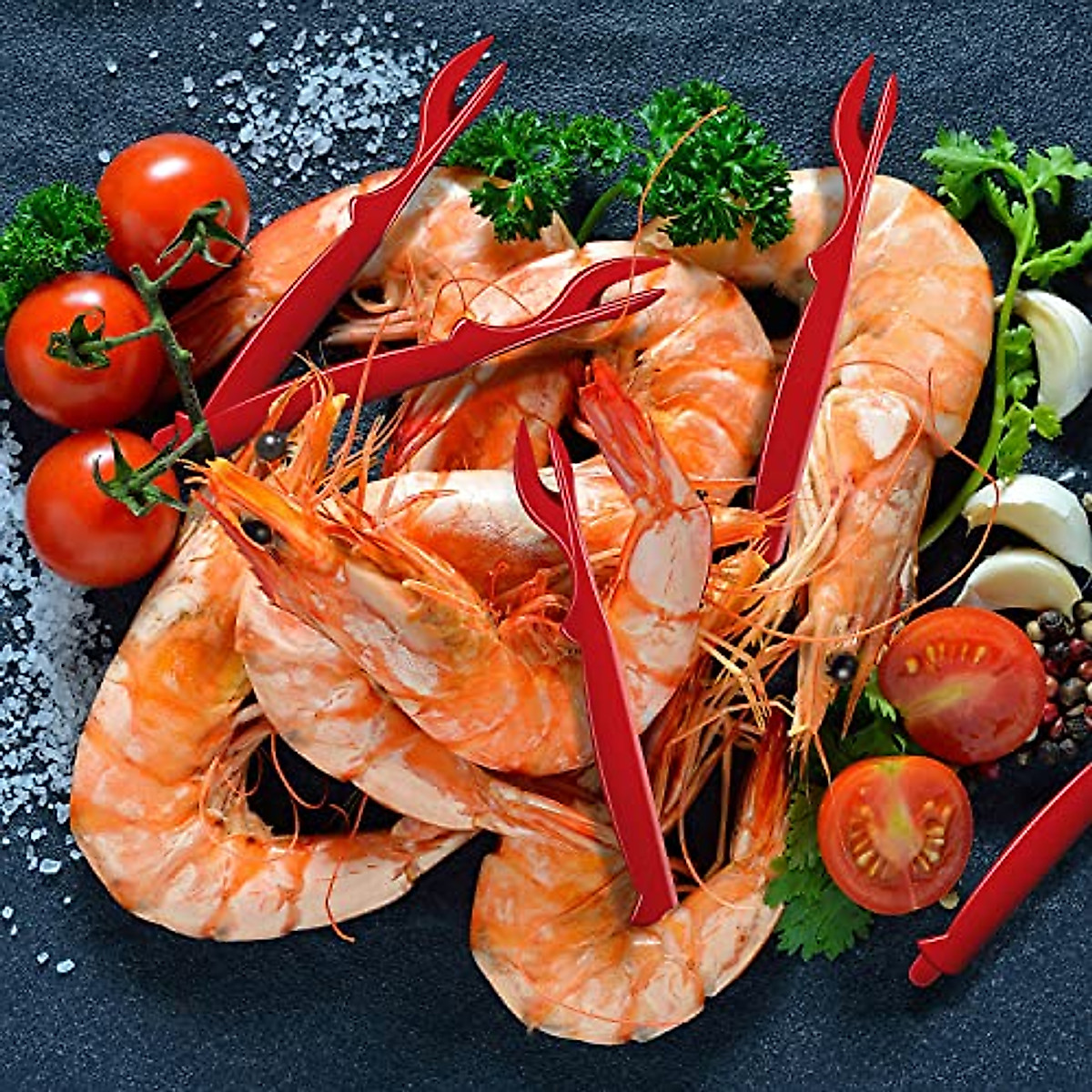 20Pcs Crab Legs Crackers - Crackers Picks Tools Set for Lobster, Crab, Crawfish, Prawns, Shrimp, Easy Opener Shellfish picks knife, Seafood Tools with Bag