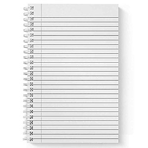 Softcover She Will Not Fall 5.5" x 8.5" Religious Spiral Notebook/Journal, 120 College Ruled Pages, Durable Gloss Laminated Cover, White Wire-o Spiral. Made in the USA