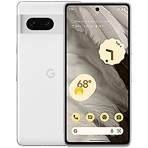 Google Pixel 7 5G (128GB, 8GB) 6.3", Android 13 (Only for AT&T, Cricket, Net 10-5G / 4G LTE) (Snow) (Renewed)