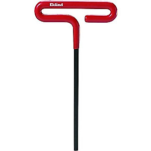 EKLIND 53168 Cushion Grip Hex T-Key allen wrench - 8pc set SAE Inch Sizes 3/32-1/4 (6In shaft)