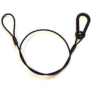 30" Black Safety Cables (50 pack)