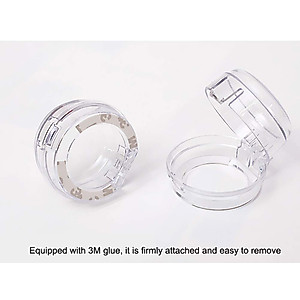 Gas Knob Covers,6-Packs Child Proof Stove Knob Safety Covers for Gas Stove,Universal Design