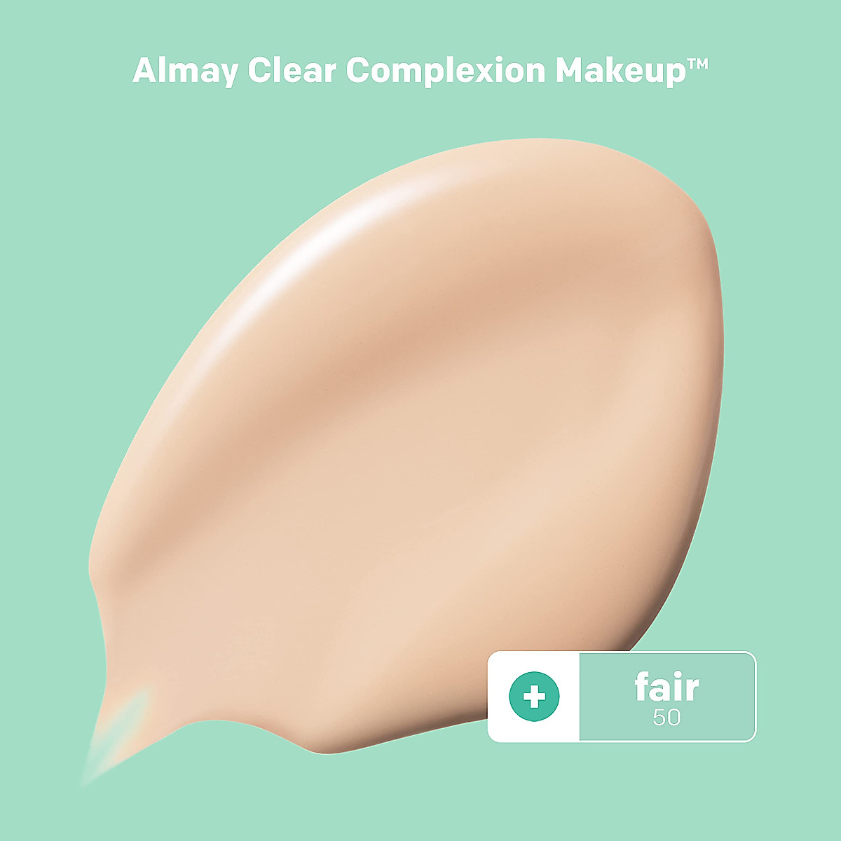 Almay Clear Complexion Acne & Blemish Spot Treatment Concealer Makeup with Salicylic Acid- Lightweight, Full Coverage, Hypoallergenic, Fragrance-Free, for Sensitive Skin, 050 Fair, 0.3 fl oz.