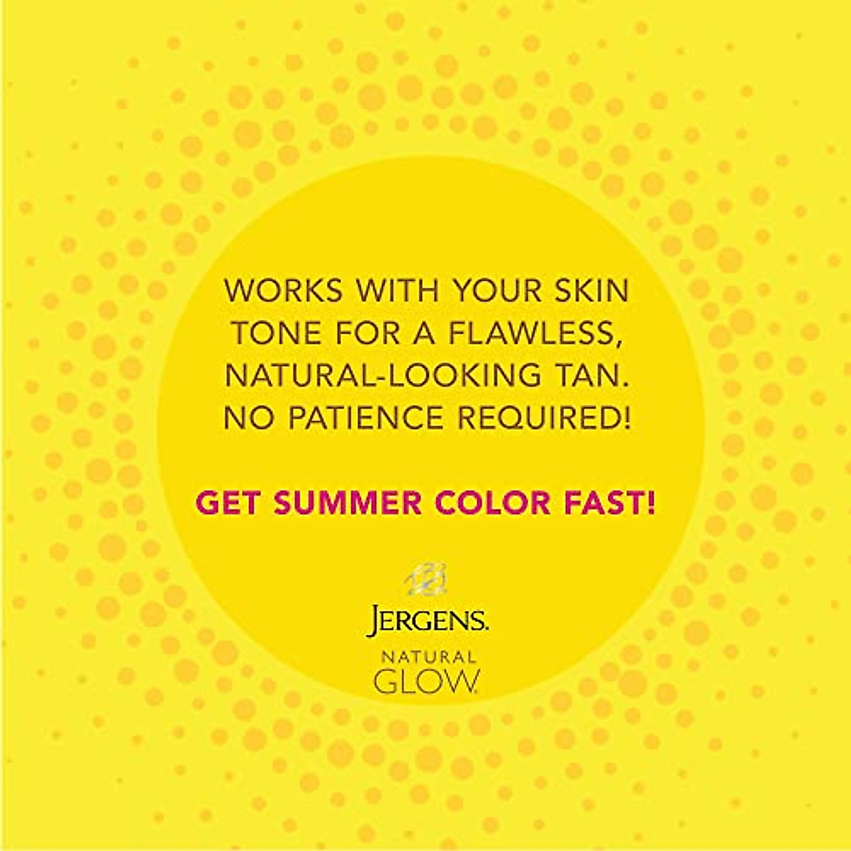 Jergens Natural Glow Instant Sun Body Mousse, Self Tanner for Light Bronze Tan, Sunless Tanning Body Bronzer, Fake Tan for Fair to Medium Skin, 6 Ounce