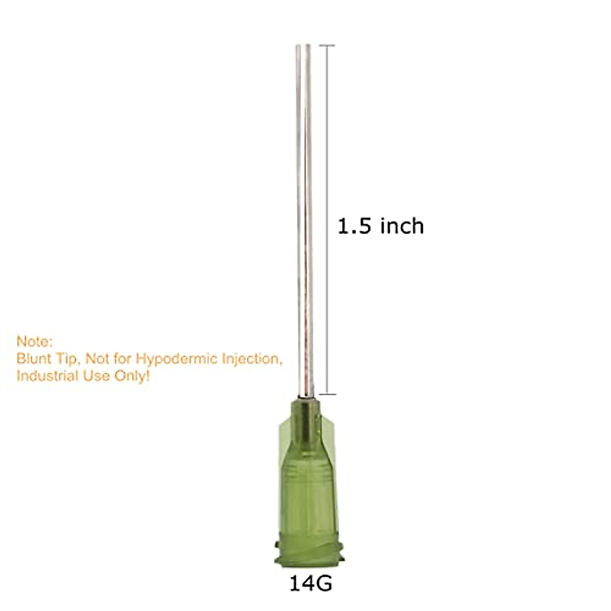 BSTEAN Syringe Blunt Tip Needles Caps Refilling and Measuring Liquids, Adhesives, Oil or Glue Applicator (3ml)