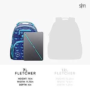 Simple Modern Toddler Mini Backpack for Kids Boys Girls | Preschool Small Backpack | Fletcher Collection | Toddler - Mini (14" tall) | Under Construction
