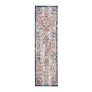 Rugshop Vintage Distressed Bohemian Runner Rug 2' x 7' Multi