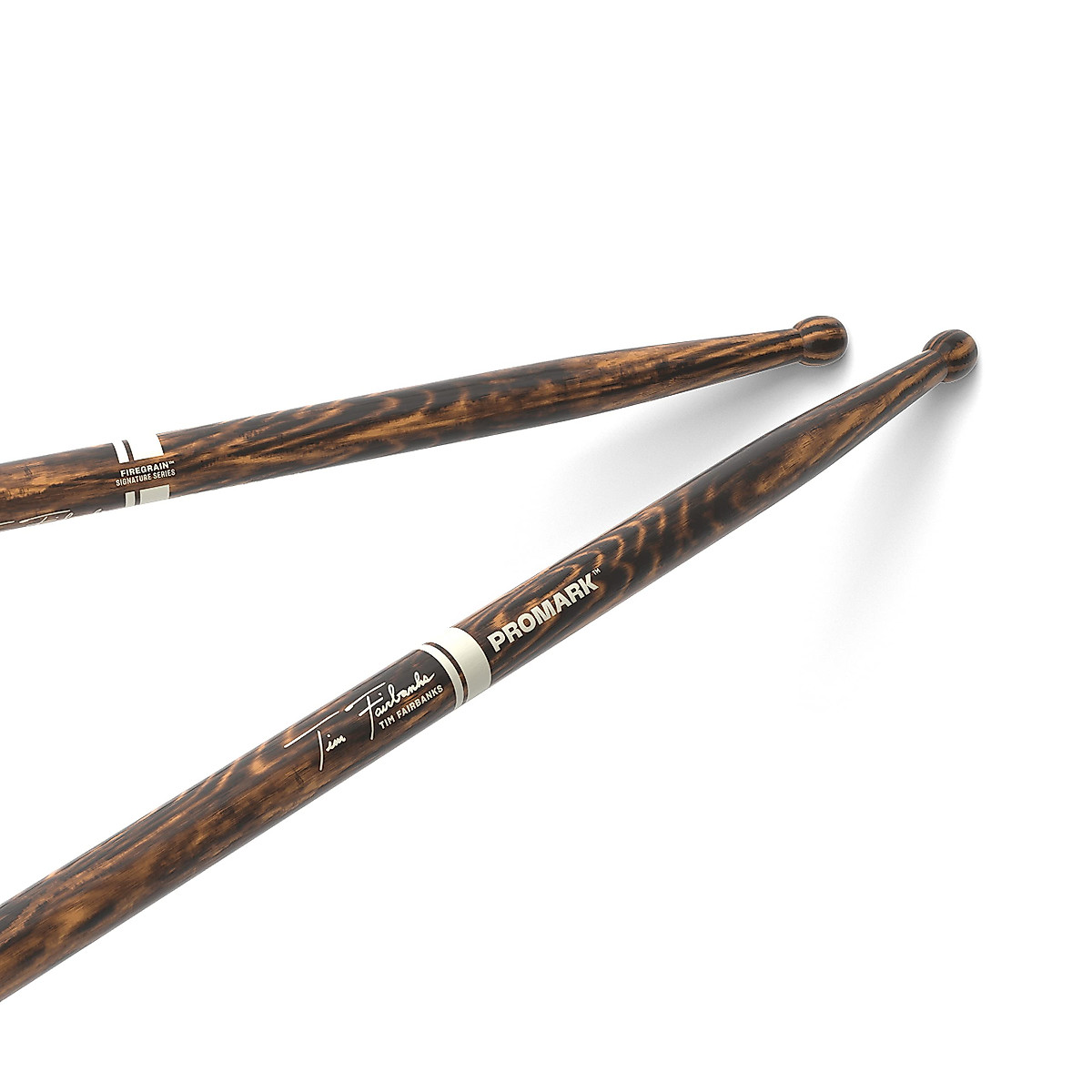 ProMark Drum Sticks - Tim Fairbanks Drumsticks - Drum Sticks Set - Wood Tip - FireGrain Hickory Drumsticks - Consistent Weight and Pitch - 1 Pair