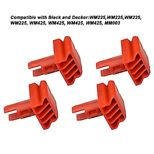 8 pc 79-010-4 Swivel Grip Pegs Compatible with Black & Decker 807530-02 WM225 for all "Workmate" models 79-028 79-032 - better version