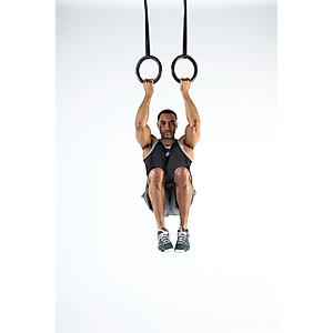Black Mountain Products 1200lbs Rated Multi-Use Exercise Gymnastics Rings