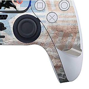 Skinit Decal Gaming Skin Compatible with PS5 and Compatible with PS5 Digital Edition DualSense Controller - Officially Licensed Warner Bros Justice League Heros Design