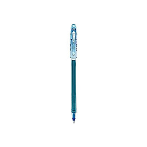 PILOT 14002 Rollerball Gel Pen,.7Mm,Nonrefillable,Clear Barrel,Blue Ink