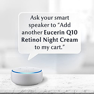 Eucerin Q10 Anti-Wrinkle Night Cream + Pro-Retinol, Facial Cream for Sensitive Skin, 1.7 Oz Jar