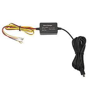 Cam Hardwire Kit, USB Cable Hardwire, Car Dashcam Hardwire, USB Adapter Overheating Protection for Mirror Cam GPS Navigator Radar Detector (MICRO)